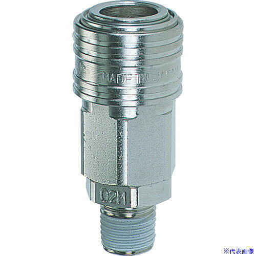 オレンジブック トラスコ中山　TRUSCOチヨダ CHSカップリングソケット R1/2 〔品番:CHS04M〕[ 注番:1584006]特長●カップリングはワンタッチ接続。●シールにOリング（ニトリルゴム）を使用。●ポペットバルブタイプと比...