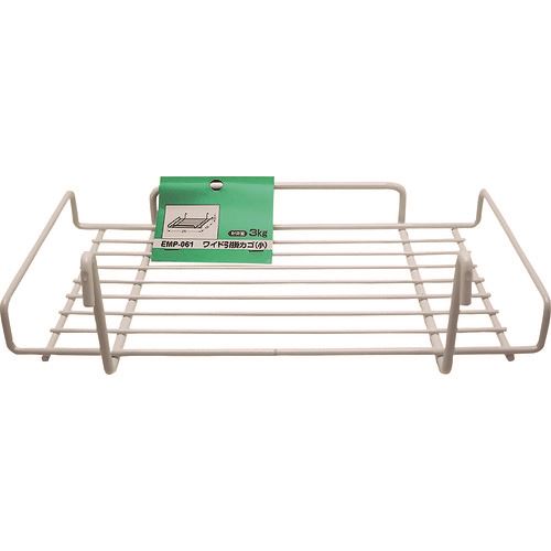 オレンジブック トラスコ中山　TRUSCOWAKI ワイド引掛けカゴ 小 白 〔品番:EMP061〕[ 注番:1585067]特長●メッシュパネル用アクセサリーです。用途●小物、工具などの収容に。仕様●色：白●耐荷重(N/kgf)：3●表面...