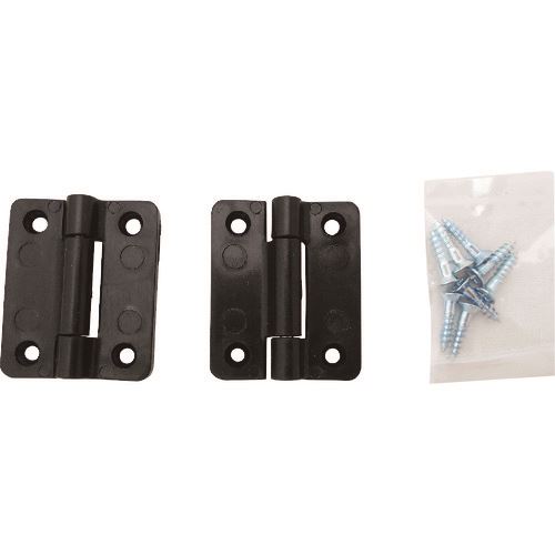 オレンジブック トラスコ中山　TRUSCOWAKI PCストップ丁番 IF‐098 30mm 黒(2個入) 〔品番:IF098〕[ 注番:1585091]特長●自由な角度で丁番を止められます。●プラスチックなので軽くてさびません。用途●小箱...