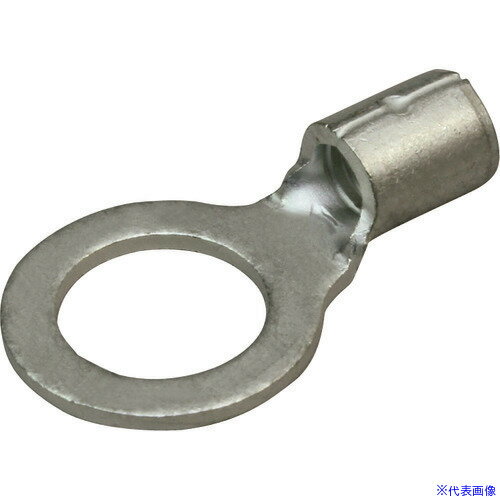 オレンジブック トラスコ中山　TRUSCOニチフ 裸圧着端子(丸形) (100PCS) 〔品番:R5.58S〕[ 注番:1588600]特長仕様●電線抱合範囲 単線(mm)：1.82〜2.89●電線抱合範囲 より線(［［MM2］］)：2.6...