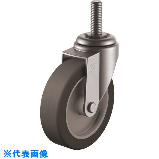オレンジブック トラスコ中山　TRUSCOユーエイ ねじ込み式 自在 キャスター エラストマー 車輪径50mm Eタイプ ET型 ネジ寸法M12×35ピッチ1.75 〔品番:ET50ELM1235〕[ 注番:1589604]特長●高級感のあ...