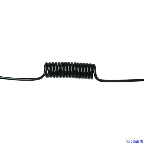 オレンジブック トラスコ中山　TRUSCOチヨダ タッチスパイラルチューブ 8mm/使用範囲1600mm 〔品番:TPS830〕[ 注番:1589741]特長●チューブをコイル状にして、伸縮配管に最適で狭い場所の配管に効果的です。●耐水性の...