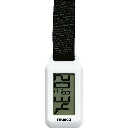 オレンジブック トラスコ中山　TRUSCOTRUSCO 防滴型ポータブル温湿度計 ウィズモ 〔品番:PTHDP〕[ 注番:1606376]特長●作業時にも腰などに着けて常時温度・湿度の確認ができます。●バックライト機能付で暗闇でも数値の確認...
