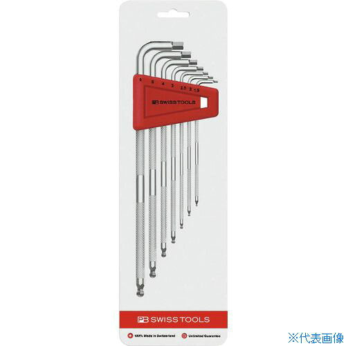 オレンジブック トラスコ中山　TRUSCOPBスイスツールズ ローレット入六角レンチセット(ブリスターパック入り) 〔品番:3212LH6CN〕[ 注番:1608226]特長●ローレットが入り滑りにくくなっているので、油の付いた手やぬれた手...