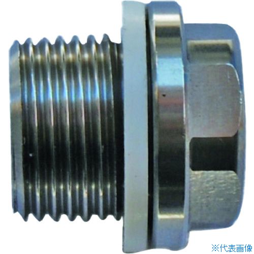 オレンジブック トラスコ中山　TRUSCOヒルトライン ステンレス製クーラントホース(1/2ホースシステム)用マニホールドブロック用止め栓プラグ38PT 〔品番:VB338PTBS〕[ 注番:1609217]特長●耐久性に優れたSUS303...