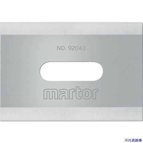 オレンジブック トラスコ中山　TRUSCOmartor 替刃 10枚 INDUSTRIAL BLADE 92043 〔品番:92043〕[ 注番:1609426]特長●1枚で4か所使用可能です。仕様●刃厚(mm)：0.4●長さ(mm)：26...