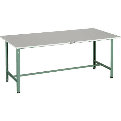 オレンジブック トラスコ中山　TRUSCOTRUSCO 軽荷重作業台(300kg)RAE2型 RoHS2対応天板 1800X900XH740 グリーン色 〔品番:RAE21809〕[ 注番:1611322]特長●RoHS2対応のリノリューム...