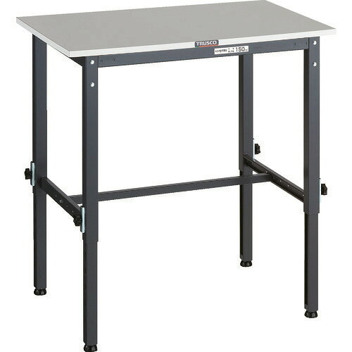 オレンジブック トラスコ中山　TRUSCOTRUSCO 軽荷重作業台高さ調節式(150kg)RAEM2型 RoHS2対応天板 900X600XH650〜950 ダークグレー色 〔品番:RAEM20960DG〕[ 注番:1611329]特長●...