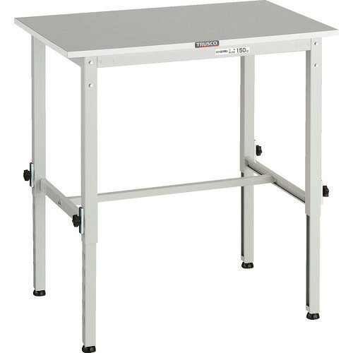 オレンジブック トラスコ中山　TRUSCOTRUSCO 軽荷重作業台高さ調節式(150kg)RAEM2型 RoHS2対応天板 900X600XH650〜950 ホワイト色 〔品番:RAEM20960W〕[ 注番:1611330]特長●RoH...