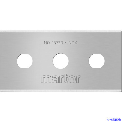 オレンジブック トラスコ中山　TRUSCOmartor 替刃 10枚 INDUSTRIAL BLADE 13730 ステンレス 〔品番:13730〕[ 注番:1612733]特長●ステンレス製で耐食性があります。●食品加工現場などでも最適で...
