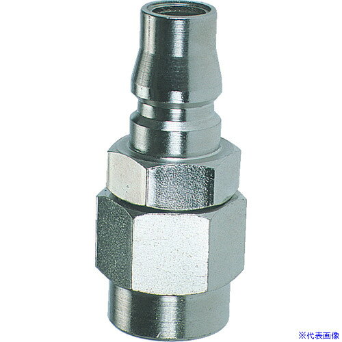 オレンジブック トラスコ中山　TRUSCOチヨダ 金属カップリング CHSカップリングニップル 6.5×10ホース用 〔品番:C4P6.5H〕[ 注番:1614614]特長●カップリングはワンタッチ接続。●シールにOリング（ニトリルゴム）を...