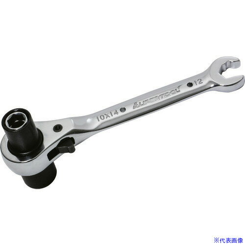 オレンジブック トラスコ中山　TRUSCOスーパー 5サイズラチェットレンチ インナーソケット:10、13 アウターソケット:14、17 〔品番:RNF1TR〕[ 注番:1615517]特長●正逆は切り替え爪式です。●1丁で5サイズのボルト...