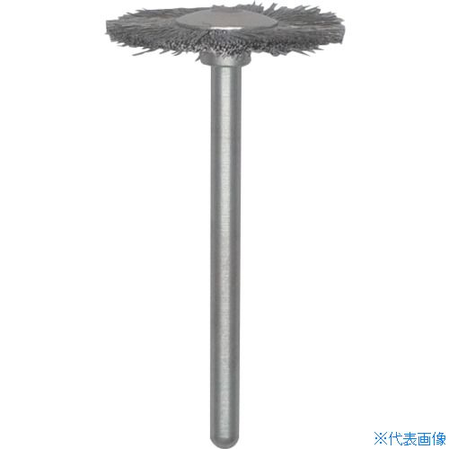 オレンジブック トラスコ中山　TRUSCOTRUSCO 平型ブラシ ステンレス 線0.08X外径Φ23X軸Φ3 〔品番:233H14〕[ 注番:1615531]特長●コンパクトで高速回転のため操作しやすく、作業性に優れた平型ブラシです。●軸...