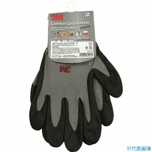 オレンジブック トラスコ中山　TRUSCO3M 一般作業用コンフォートグリップグローブ グレー XLサイズ 〔品番:GLOVEGRAXL〕[ 注番:1615941]特長●手にフィットし、細かい作業に適しています。●手のひら部のニトリルゴム面...