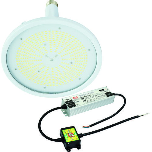 オレンジブック トラスコ中山　TRUSCONICHIDO ハイスペックハイディスク150W 電源装置外付け型 昼白色 口金式 ワイド 〔品番:L150V2E39HW50KN〕[ 注番:1618897]特長●水銀灯700W以上の明るさです。用...
