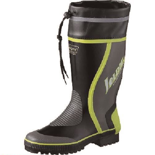 オレンジブック トラスコ中山　TRUSCO福山ゴム ジョルディック DX−41 ブラック/ライム 25.5 〔品番:AA17900BKL25.5〕[ 注番:1625080]特長●4層構造のメッシュ入りで引き裂きに強く、丈夫な長靴を実現しまし...