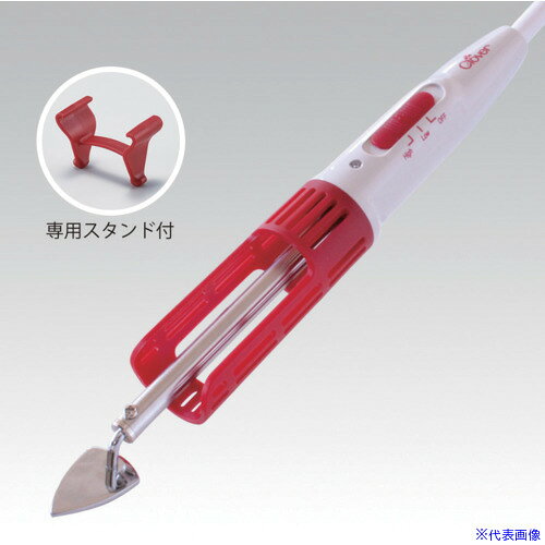 オレンジブック トラスコ中山　TRUSCOCLOVER ミニアイロン(NEWパッチワークこて) 〔品番:57903〕[ 注番:1661654]特長●細かい部分のアイロンあてに便利な「こて」です。●高温になる軸部分から手や指を守る安全カバー付...