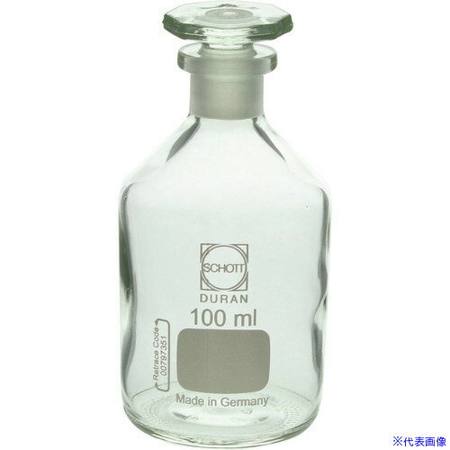 オレンジブック トラスコ中山　TRUSCOSIBATA 試薬びん DURAN 100mL 10入 〔品番:0170301001A〕[ 注番:1663064]特長●試薬等を保存するための細口タイプの透明びんです。●ガラス製のすり合わせ栓が付属...
