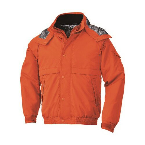 オレンジブック トラスコ中山　TRUSCObigborn 防寒ジャケット オレンジ S 〔品番:838635S〕[ 注番:1667546]特長●軽くて保温性に優れた裏アルミシートと透湿防水素材を使用した防寒着です。仕様●色：オレンジ●サイズ...