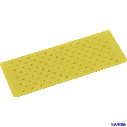 オレンジブック トラスコ中山　TRUSCO緑十字 滑り止めシート 黄 三段突起タイプ SVG−1540Y 150×400×5mm 合成ゴム製 〔品番:260124〕[ 注番:1668993]特長●水や油を使用する場所でも、プラス形状の三段突...