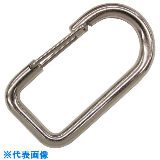 オレンジブック トラスコ中山　TRUSCO水本 ステンレス O型フック(ベルト用) 線径6mm長52mm 〔品番:MO6V〕[ 注番:1676915]特長●幅のあるベルトなどにも使用できます。用途●ゴムや繊維などのベルト状の平たい物との連結...