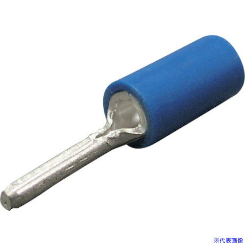 オレンジブック トラスコ中山　TRUSCOニチフ 絶縁被覆付圧着端子(TC形) 棒形 絶縁筒部ストレートタイプ(100PCS) 〔品番:TGVTC211SCLR〕[ 注番:1686342]特長仕様●電線抱合範囲 より線(［［MM2］］)：1...