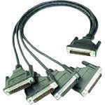 オレンジブック トラスコ中山　TRUSCOMOXA DB44オス/DB25オス×4 ケーブル 50cm 〔品番:CBLM44M25X450〕[ 注番:1688032]特長●各種インターフェースに接続するためのオプションケーブルです。用途●接...