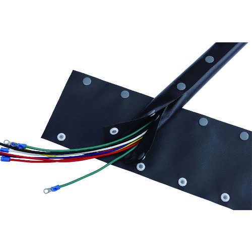 オレンジブック トラスコ中山　TRUSCOZTJ 結束保護チューブ(ホックタイプ) 〔品番:OLB020〕[ 注番:1718359]特長●RoHS2対応の結束保護チューブです。用途●配線結束保護に。仕様●色：黒●呼び径(mm)：20●長さ(...