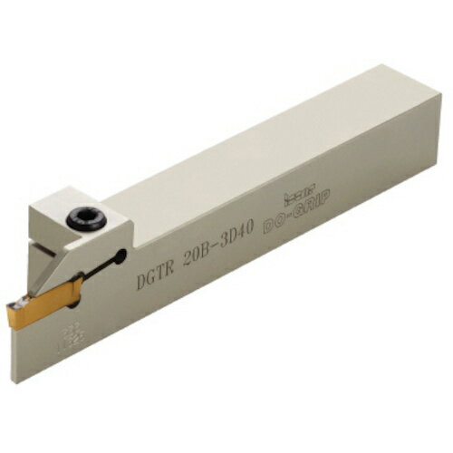 オレンジブック トラスコ中山　TRUSCOイスカル ドゥーグリップ DGTR/L−B−D 〔品番:DGTR12B3D30〕[ 注番:1743473]特長●2コーナー使い、ねじれ刃構造の突切工具です。●深溝加工には自己拘束式、浅溝加工にはスク...