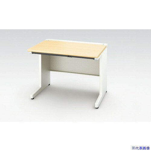 オレンジブック トラスコ中山　TRUSCONAIKI 平デスク(浅型引出し付) XEHH型/天板:シルクウッド 本体:クリアーホワイト/W1000×D700×H720 〔品番:XEHH107FSWS〕[ 注番:1751276]特長●これから...