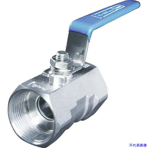 オレンジブック トラスコ中山　TRUSCOinoc ねじ込みボールバルブ 全長39.0mm 呼び径(A)8 〔品番:304SRV8A〕[ 注番:1754297]特長●レデューストボア、レバーハンドルタイプです。用途●水・油・ガス用。仕様●呼...