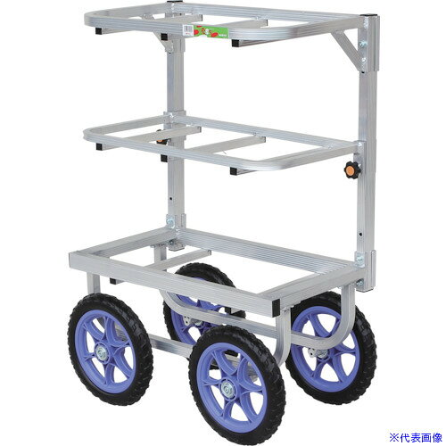 オレンジブック トラスコ中山　TRUSCOHARAX 愛菜号 〔品番:SW312〕[ 注番:1767791]特長●いちご収穫用ワゴンです。●高設用です。用途●高設イチゴの収穫作業やその他の作業に。仕様●均等荷重(kg)：50●長さ(mm)：...