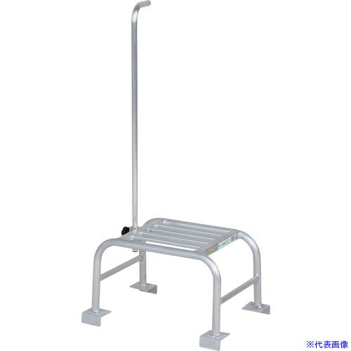 オレンジブック トラスコ中山　TRUSCOHARAX フミラック 〔品番:FL25〕[ 注番:1767813]特長●アルミ製で軽量です。●身長に合わせてハンドルの取付高さが自由に調節できます。仕様●最大使用質量(kg)：100●天板高さ(m...