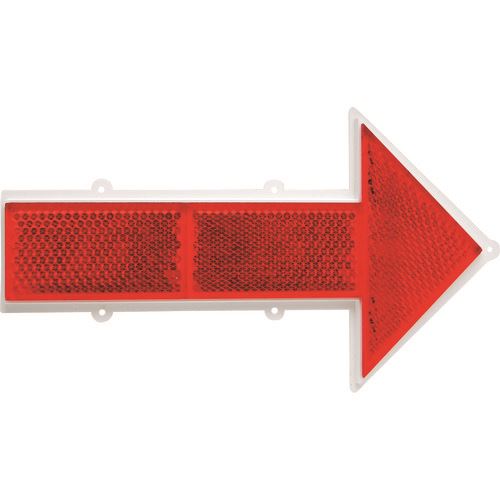 オレンジブック トラスコ中山　TRUSCOWAKI リフレクター Z-51 HTD-01R 247X142 レッド 〔品番:Z51〕[ 注番:1778197]特長●精密プリズムレンズ金型使用の、再帰性反射板です。用途●事務所、工場、倉庫の構...