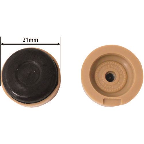 オレンジブック トラスコ中山　TRUSCOWAKI 打ち込み式ウレタン替 21ミリ 4個入 〔品番:FPK23〕[ 注番:1778218]特長●打ち込み式ウレタンの取替用です。用途●木製イス等を動かすときのキズや衝撃音を防止に。仕様●形状：...