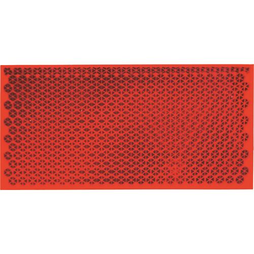 オレンジブック トラスコ中山　TRUSCOWAKI リフレクター Z−53 Re−100 100X50 レッド 〔品番:Z53〕[ 注番:1778227]特長●精密プリズムレンズ金型使用の、再帰性反射板です。用途●事務所、工場、倉庫の構内や...