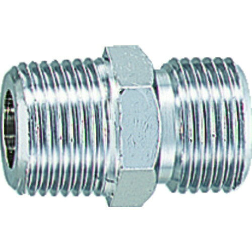 オレンジブック トラスコ中山　TRUSCOTRUSCO ニップル 3/8 5個入 〔品番:TN310〕[ 注番:1779168]特長用途●ホースと機器の接続。仕様●接続口径D1：G3/8●接続口径D2：R3/8●六角対辺(mm)：17●使用...