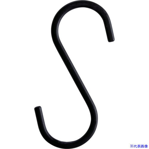 オレンジブック トラスコ中山　TRUSCOWAKI S字フック 大 黒 〔品番:LAC023〕[ 注番:1798673]特長●ラスティー専用S字フックです。用途●事務所や倉庫などの6Sによる壁面収納に。仕様●フック長さ(mm)：80仕様2材...