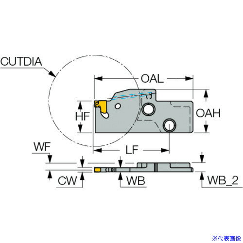 オレンジブック トラスコ中山　TRUSCOイスカル タンググリップ用アダプタ 高圧クーラント対応 TGAD RE/LE−JHP 〔品番:TGAD2LED54JHP〕[ 注番:1829063]特長●1コーナー使い、高剛性チップ縦置構造で断続切...