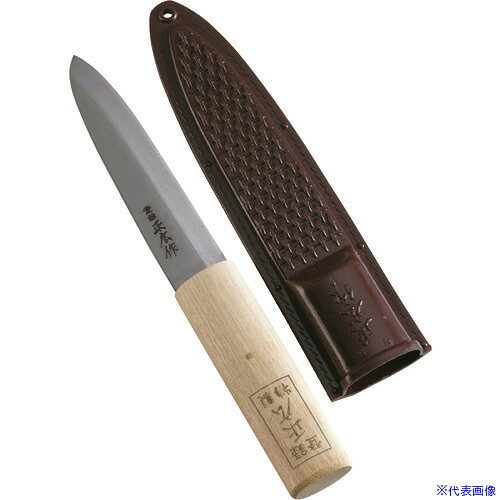 オレンジブック トラスコ中山　TRUSCOTKG 正広 間切り(片刃)サヤ付 13.5cm 40931 〔品番:AMSN101〕[ 注番:1862554]特長●材質:V銀3号B(鋼)・水産関係に最適で切れ味が良く、サヤ付なので収納や 持ち運...