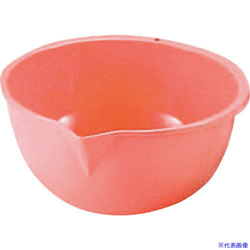 オレンジブック トラスコ中山　TRUSCOTKG PP片口ボール 目盛付(抗菌) 大 (ピンク) 〔品番:ABC24001〕[ 注番:1863882]特長仕様●注ぎ口含径×外径(mm)：282×257●内径×深さ(mm)：240×120●容...