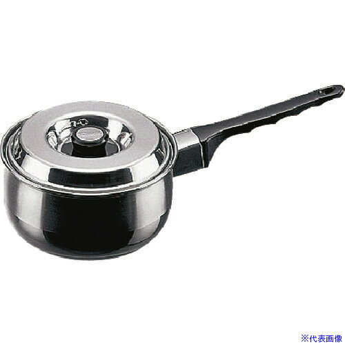 オレンジブック トラスコ中山　TRUSCOTKG 18-10 8080 ソースパン 8080S/16 16cm 〔品番:AKN2802〕[ 注番:1864025]特長●フタのつまみ部品に、スチームコントロール機能がついています。●蒸気をコン...