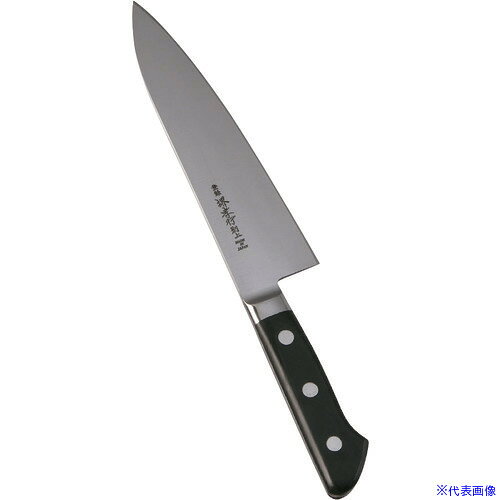 オレンジブック トラスコ中山　TRUSCOTKG 堺孝行 日本鋼(ツバ付)洋出刃 18cm 〔品番:ANH04018〕[ 注番:1868848]特長●堺孝行作 日本鋼(ツバ付) 日本鋼(ハガネ)を使用し、堺孝行の中でももっともポピュラーな包...