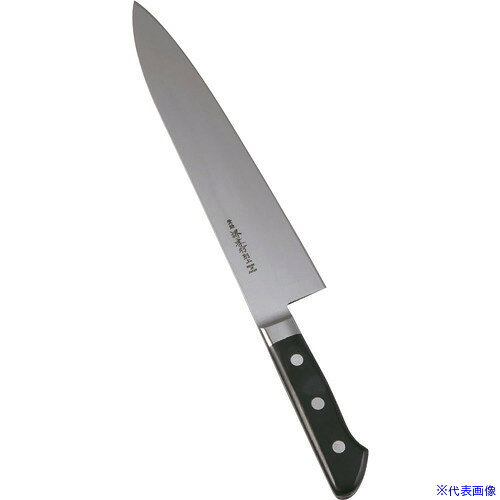 オレンジブック トラスコ中山　TRUSCOTKG 堺孝行 日本鋼(ツバ付)洋出刃 24cm 〔品番:ANH04024〕[ 注番:1868884]特長●堺孝行作 日本鋼(ツバ付) 日本鋼(ハガネ)を使用し、堺孝行の中でももっともポピュラーな包...