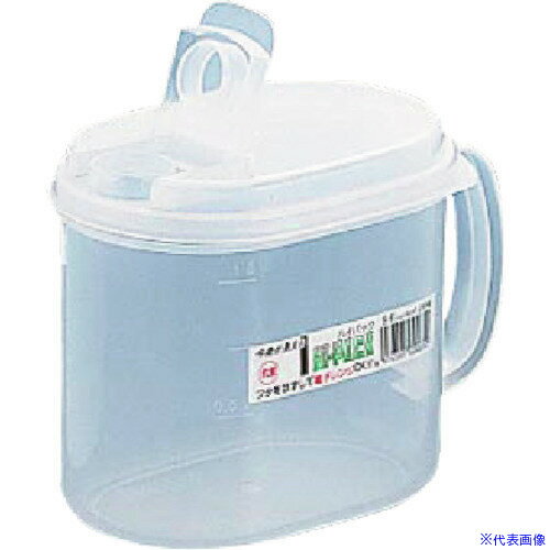 オレンジブック トラスコ中山　TRUSCOTKG エンテック ハイパック手付き保存容器 小判型 S-83 大(小フタ付き) 〔品番:AHI1102〕[ 注番:1870207]特長●だし、麦茶の容器に便利です。●本体:ポリプロピレンフタ:ポリ...