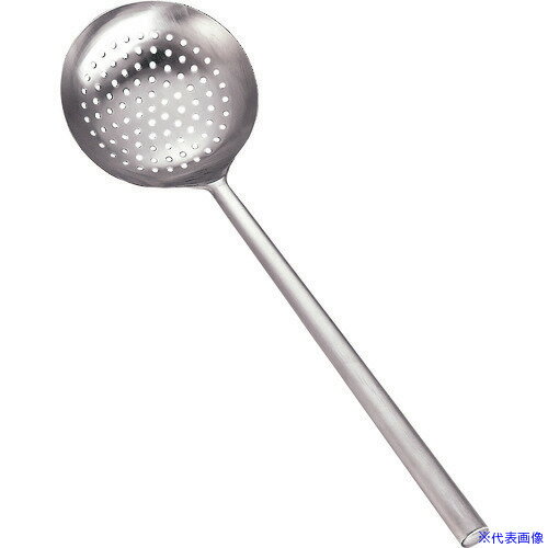 オレンジブック トラスコ中山　TRUSCOTKG YUKIWA ステンレスパイプ柄ワンピース穴明中華お玉 大 〔品番:ATYC401〕[ 注番:1871980]特長仕様仕様2●規格：大●外径×柄長(mm)：φ181×408材質/仕上セット内...