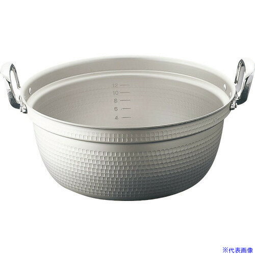 オレンジブック トラスコ中山　TRUSCOTKG ホクア マイスター アルミ極厚円付鍋 (目盛付)27cm 〔品番:AEV03027〕[ 注番:1873355]特長●アルミ製円付鍋です。●※電磁調理器には対応しておりません。●24cm〜51...