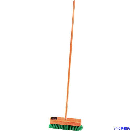 オレンジブック トラスコ中山　TRUSCOTKG タカサゴ 木柄ナイロンデッキブラシ 20cm 〔品番:KDT06020〕[ 注番:1876939]特長●材質:毛 /塩化ビニール 柄・頭/天然木仕様●幅(mm)：200●全長(mm)：112...