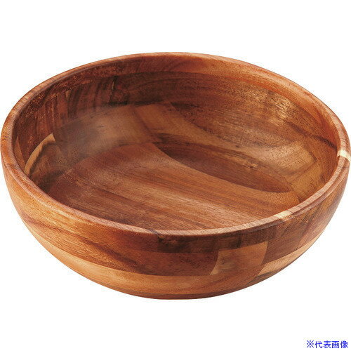 オレンジブック トラスコ中山　TRUSCOTKG 萬洋 アカシア ラウンドボウル 20cm 〔品番:PAK1403〕[ 注番:1919081]特長●温かみを感じる木製食器のため木目によってイメージが変わるアカシア食器です。● オリーブオイル...
