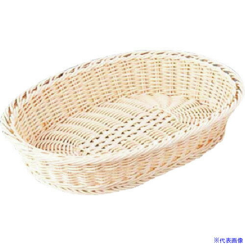 オレンジブック トラスコ中山　TRUSCOTKG 萬洋 樹脂バスケット 小判 30cm 白 〔品番:WBS1702〕[ 注番:1920564]特長●特長・耐水・耐熱に優れていますので、お手入れが簡単です。●天然の籐製と違いささくれず、頑丈で...